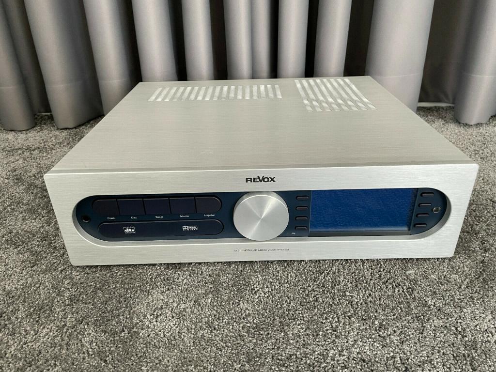Revox Revox M51 Multiroom 5.1 DVD-Receiver mit 5 Modulen in silber ...