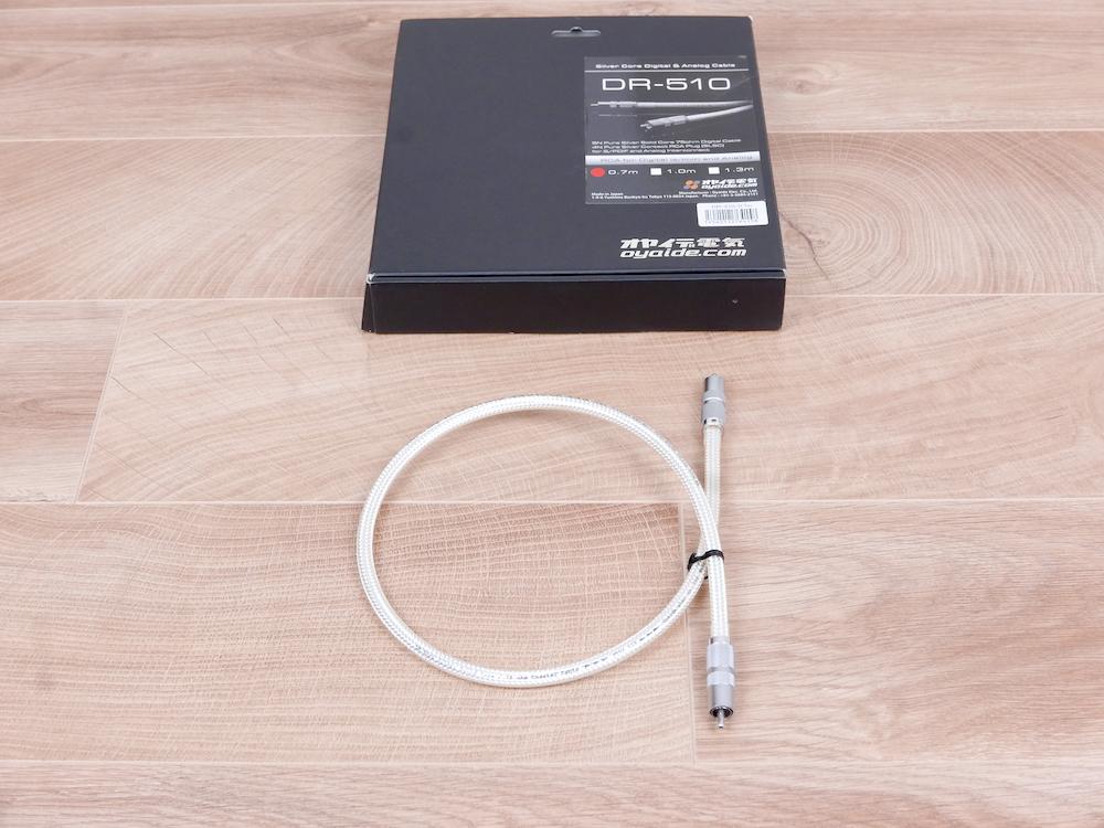 Oyaide DR-510 Pure 5N Silver 75 Ohm digital audio interconnect RCA 0,7 ...