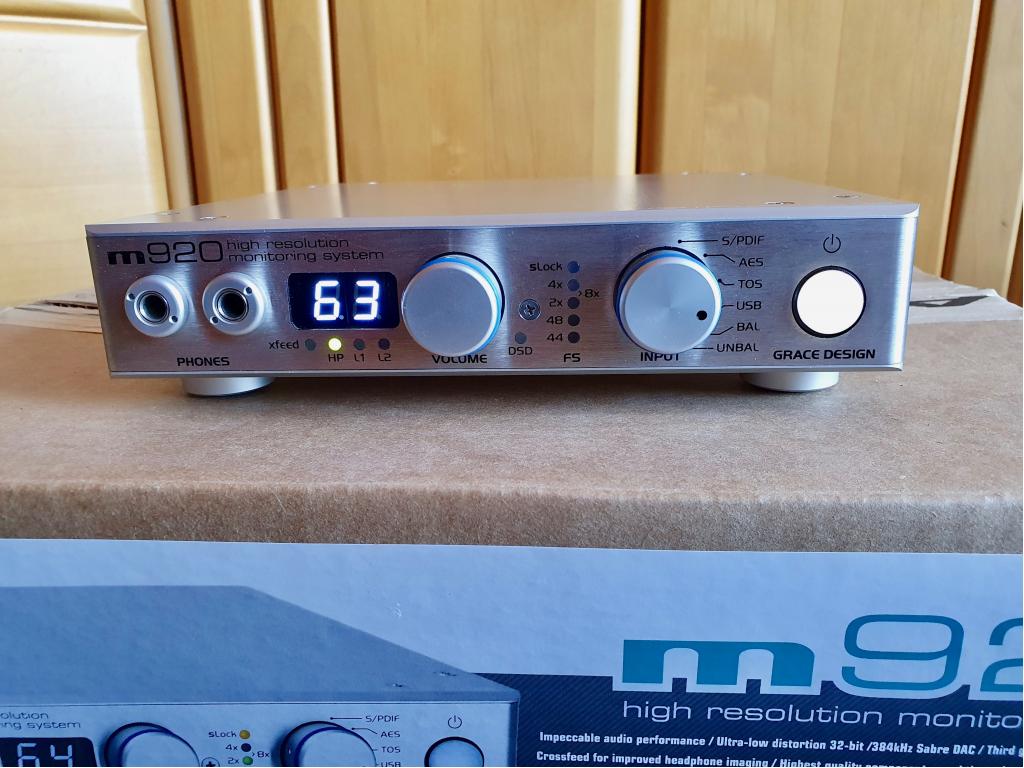 Grace Design m920 Kopfhörerverstärker / DAC USB-Interface (1290312725 ...