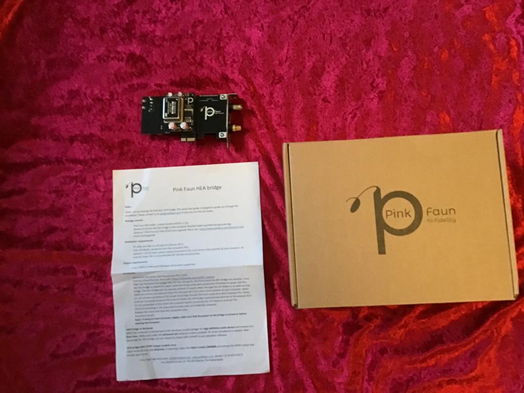 Pink Faun SPDIF Bridge mit OCXO Clock (1333220070) | Neugerät | Digital ...