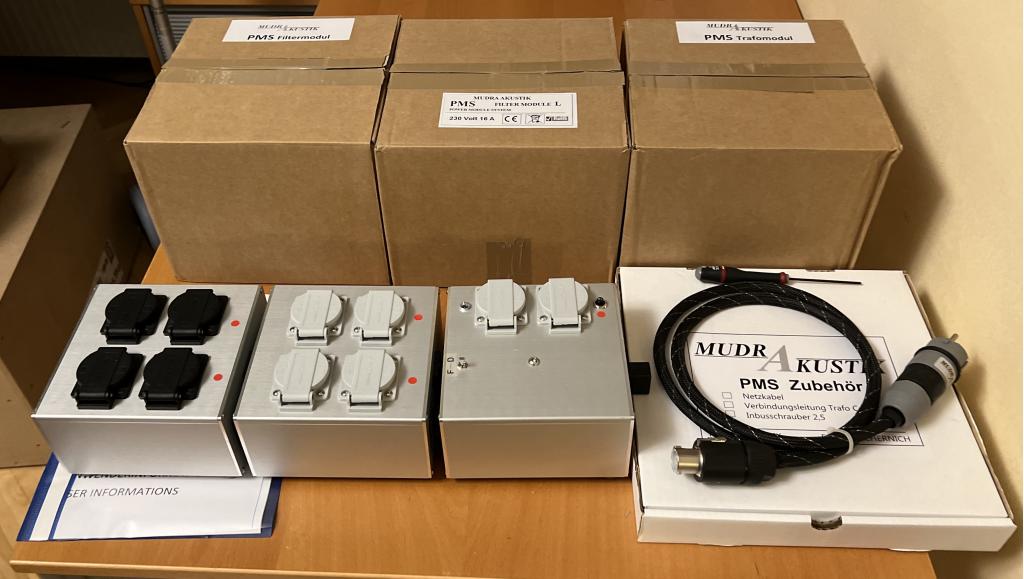 Mudra Akustik Power Module System - PMS Modul SET: Input + Filter ...