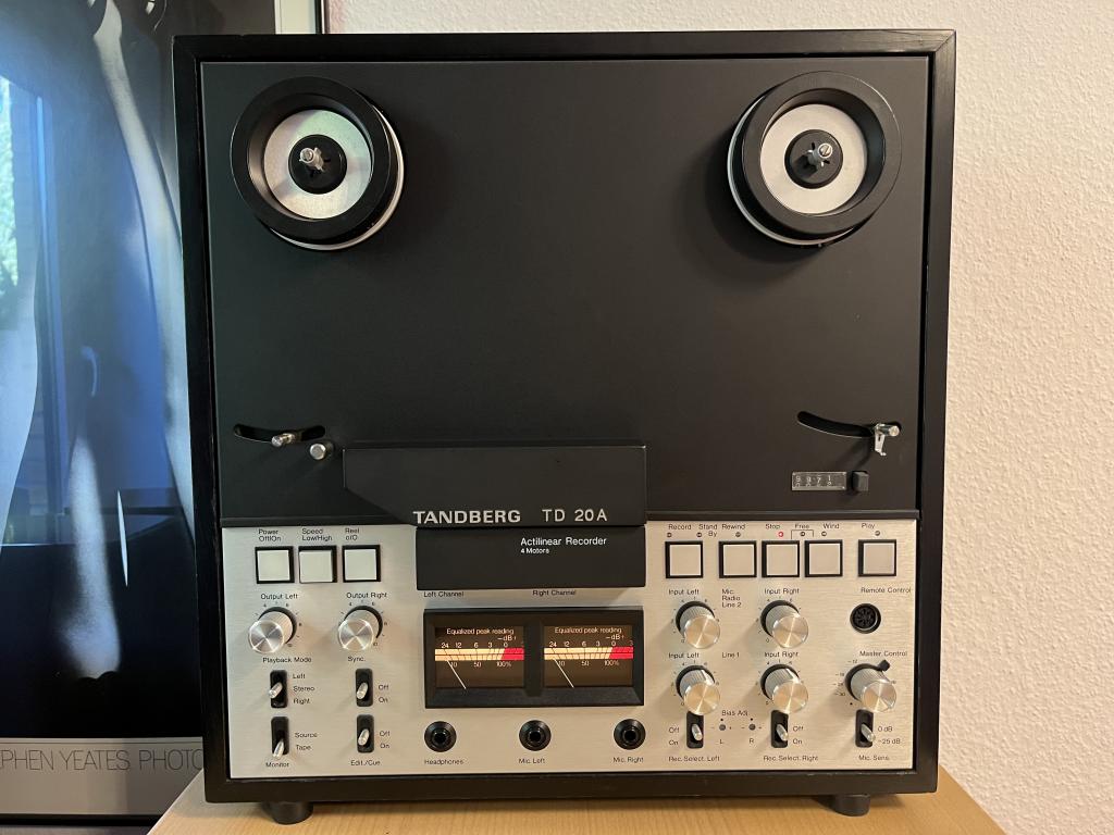 Tandberg TD 20 A inkl. 1 Tonband auf Metallspulen 26,5 cm plus 1 ...