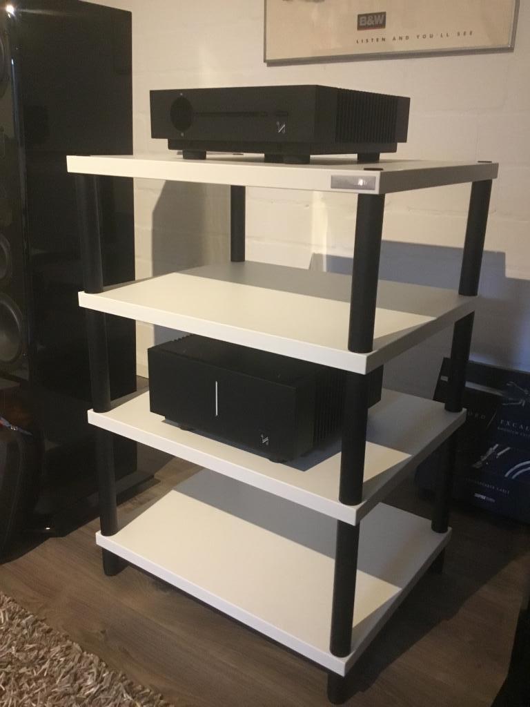 Creaktiv Trend 1-4 Weiss / Alu Hifi Rack (1630298679 ...