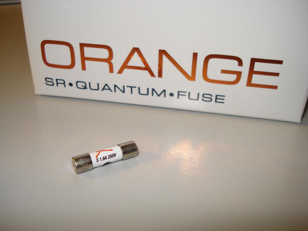 Synergistic Research SR Orange Quantum Fuse 5x 20mm 1,6A (2267032911 ...