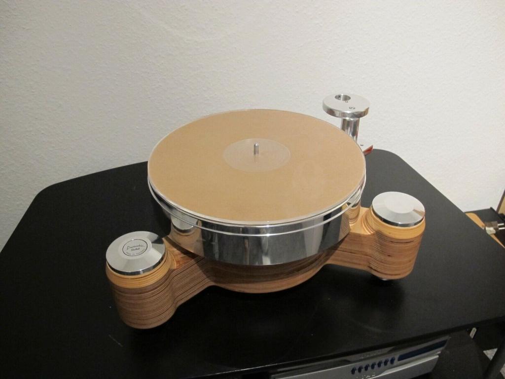 Acoustic Solid Acoustic Solid Wood Round MPX High End Plattenspieler mit WTB 313 Tonarm ...