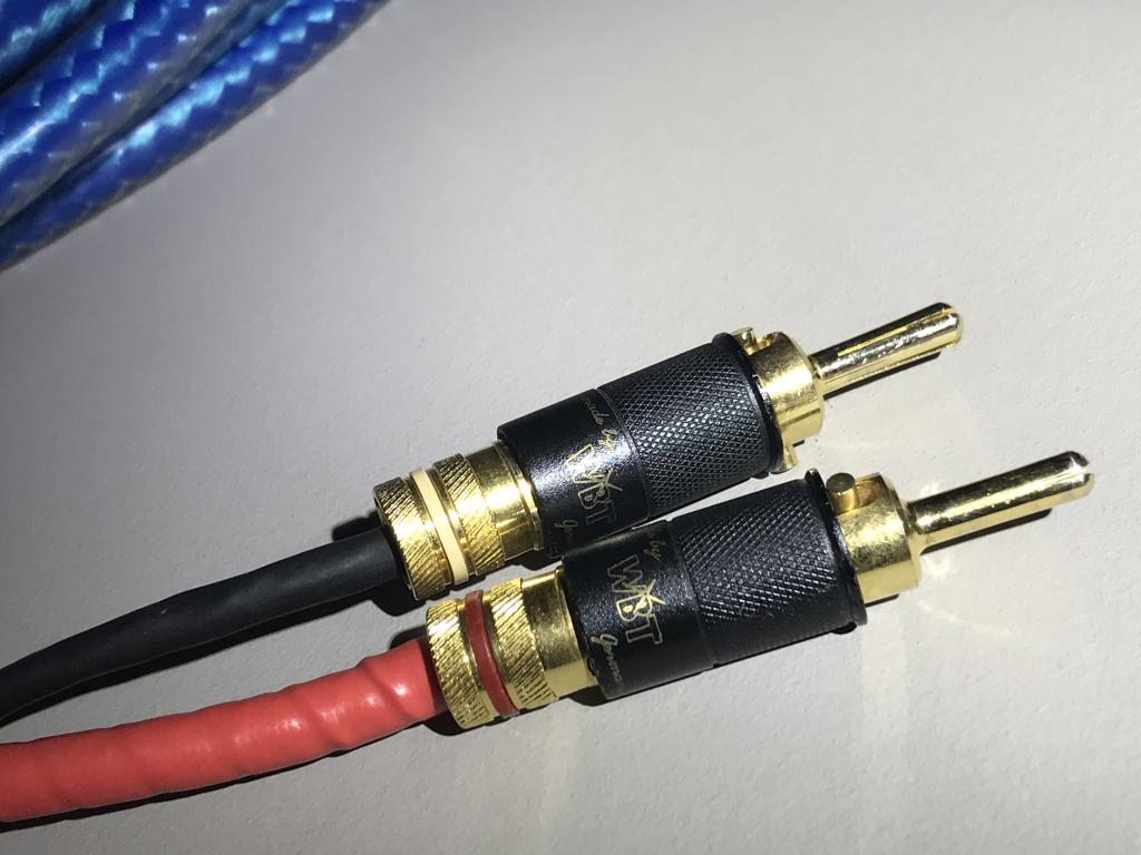 Straight Wire Rhapsody II WBT-Bananas auf WBT-Bananas 2,5 m lang ...