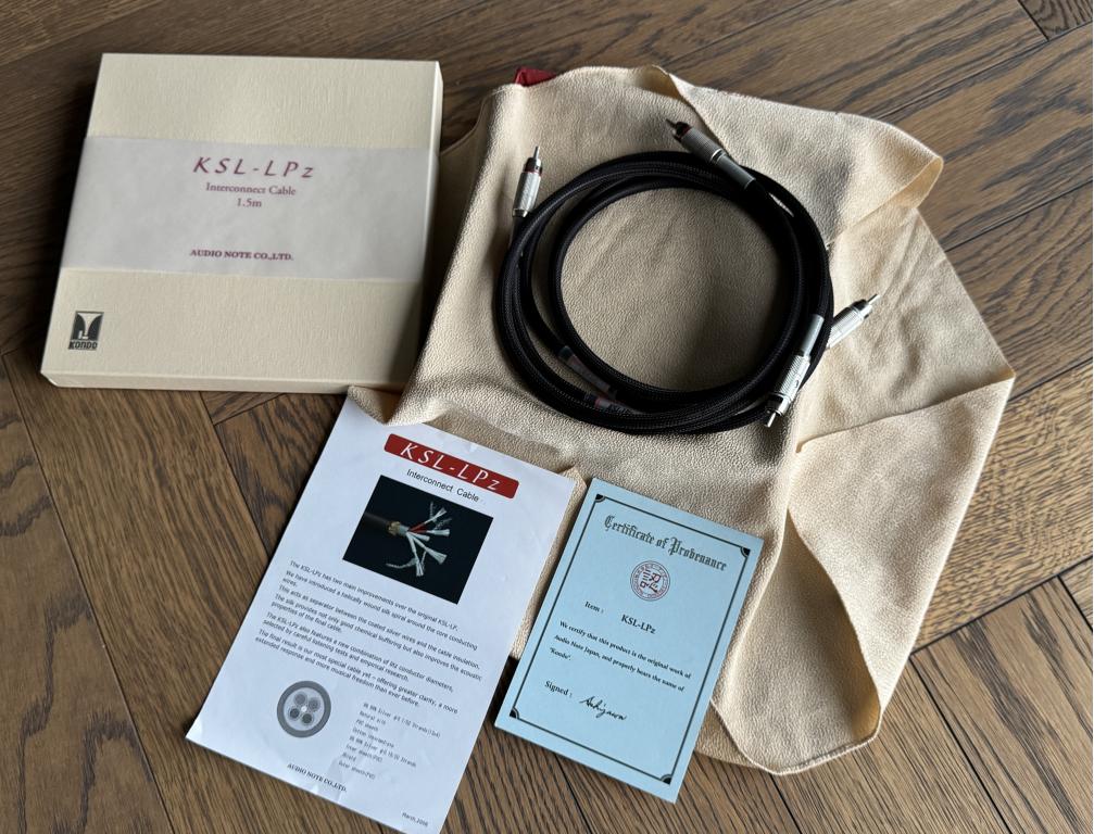 Audio Note Japan Kondo KSL-LPz 1.5m Interconnect RCA (2636316610 ...