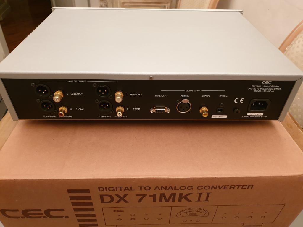 C.E.C. C.E.C. pre DAC 24 bit DX 71 MK II (2707939189) | Gebrauchtgerät | D/A Wandler | Angebot ...