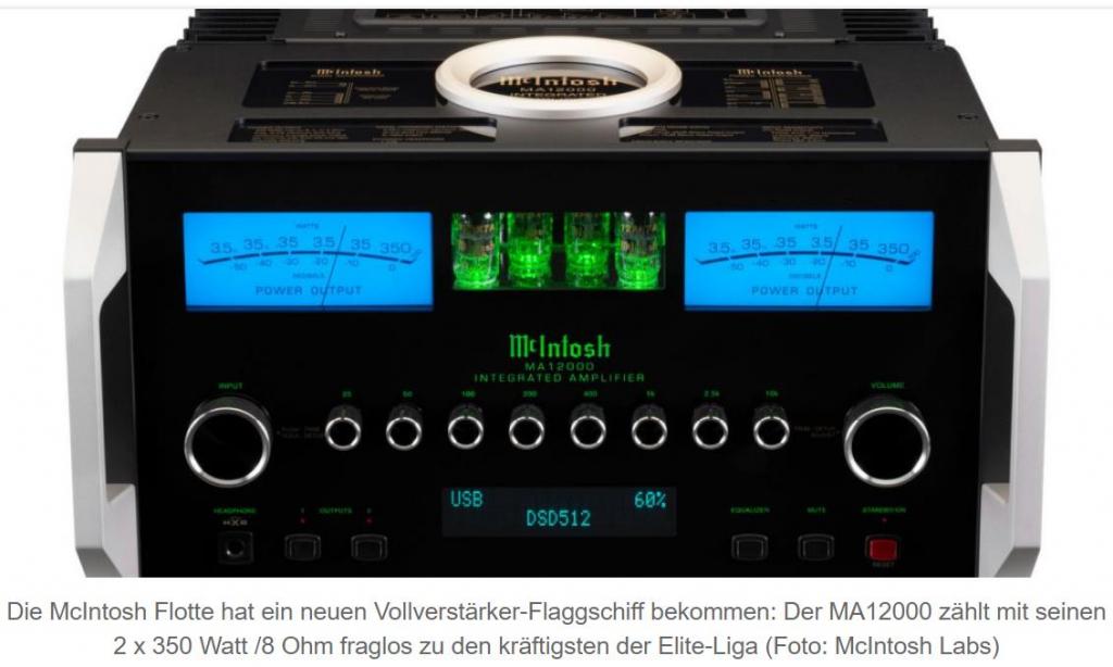 McIntosh MA 12000 AC (2721431382) | | Fully integrated Amplifier ...