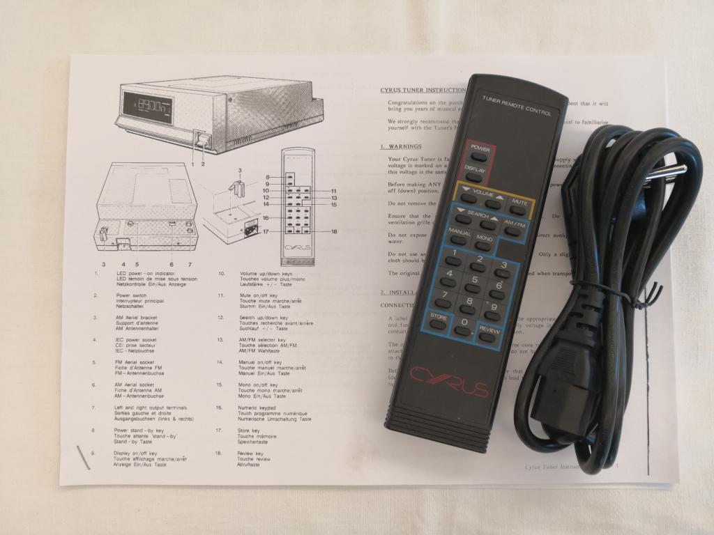 Cyrus Cyrus AM/FM Tuner (2783845872) | Gebrauchtgerät | UKW ohne DAB ...