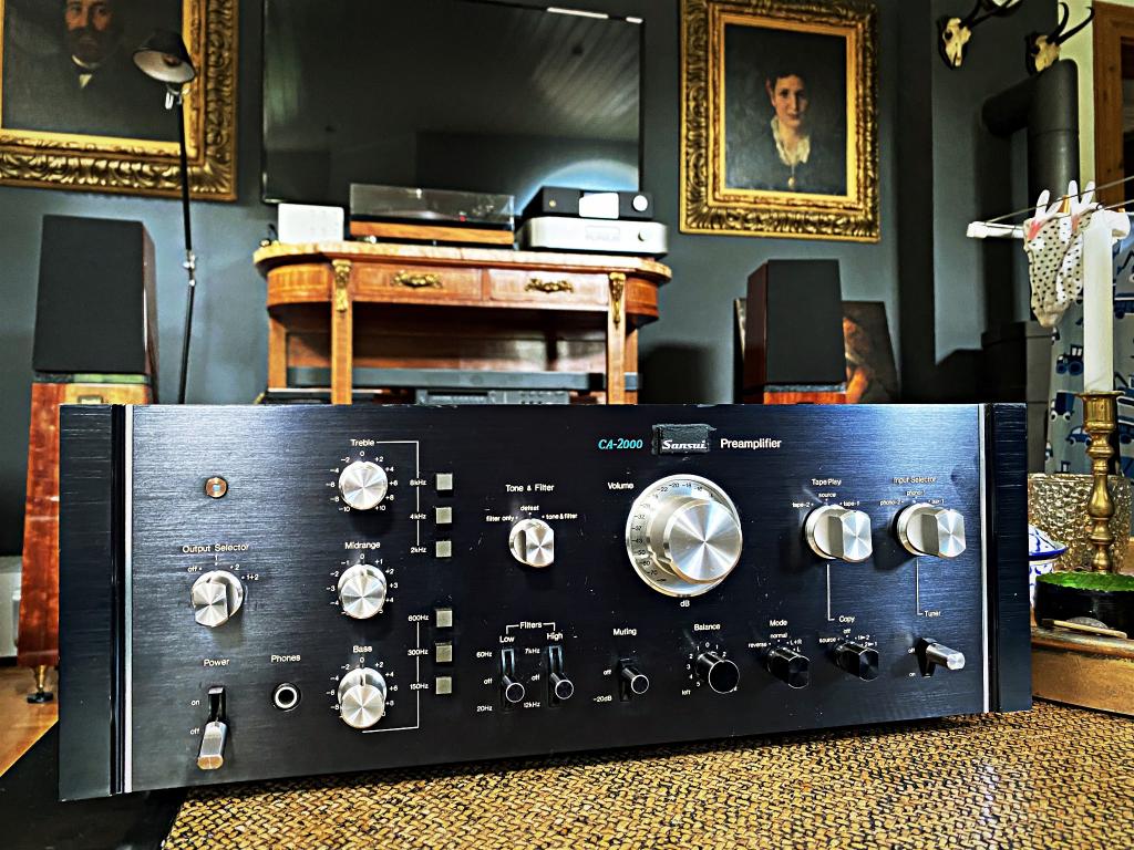 Sansui CA 2000 Serviced 2x Phono Legendärer Pre Amp Klang Maschine ...
