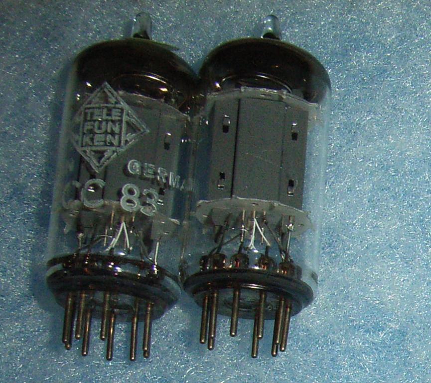 Telefunken ECC83 Paar Vorstufen Röhren (mit Telefunken Raute am Glasboden) (3023999669) | Röhren ...