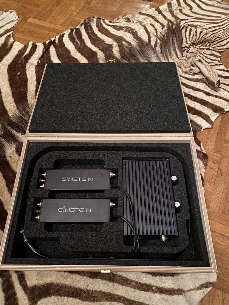 Einstein Little Big Phono 3 Teile Dual Mono Referenz MC Phonostufe im Holzkoffer OVP (3211707640 ...