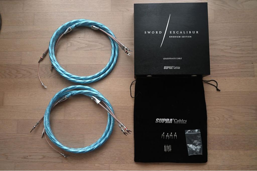 Supra Cables Supra Cables Sword Excalibur Rhodium Edition 2x2,5m ...