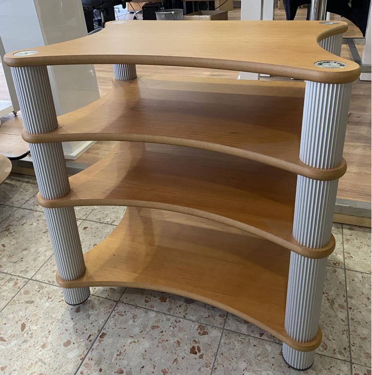 Solid Tech Radius Solo 4 Hifi Möbel Phono Rack Kirsche Silber ...