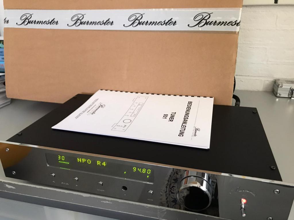 Burmester 931 RDS FM Tuner (4005280836) | Gebrauchtgerät | Tuner ...