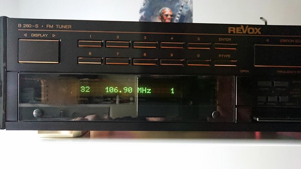 Revox Beautiful Revox B 260-S FM Tuner, Black, Fully Serviced ...