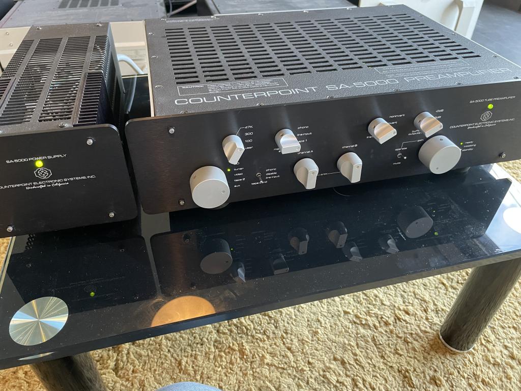 Counterpoint Electronic Systems COUNTERPOINT SA5000 preamplifier ...