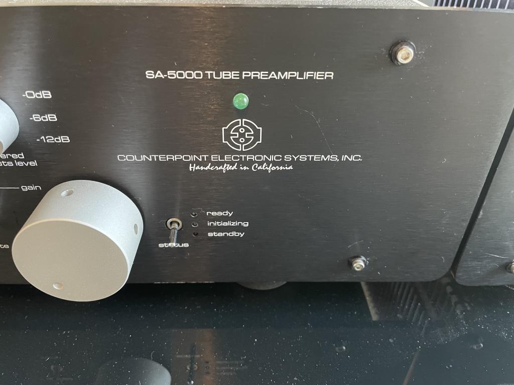 Counterpoint Electronic Systems COUNTERPOINT SA5000 preamplifier ...