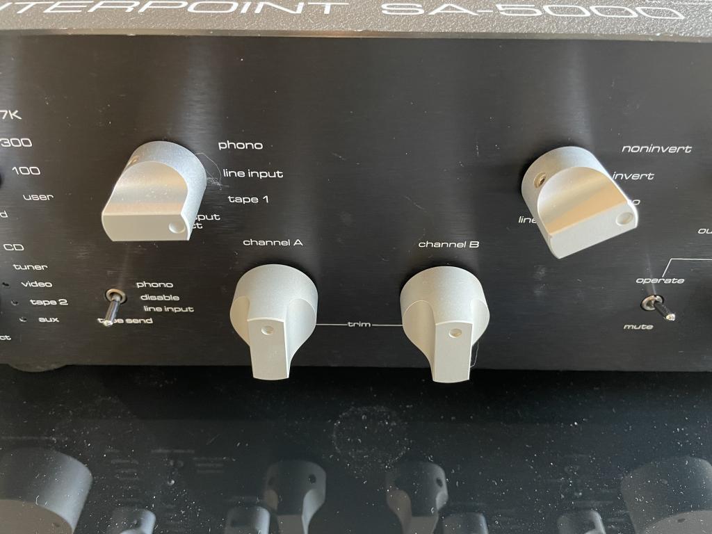 Counterpoint Electronic Systems COUNTERPOINT SA5000 preamplifier ...