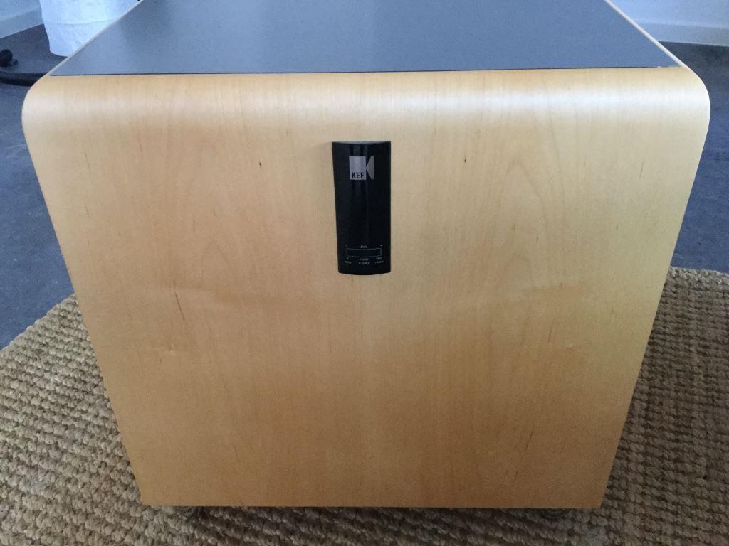 KEF PSW 4000 ahorn hell (4799004929) | Gebrauchtgerät | Subwoofer Aktiv ...