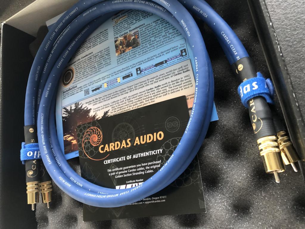 Cardas Audio Cardas Clear Beyond Interconnect RCA-RCA (4831077621 ...