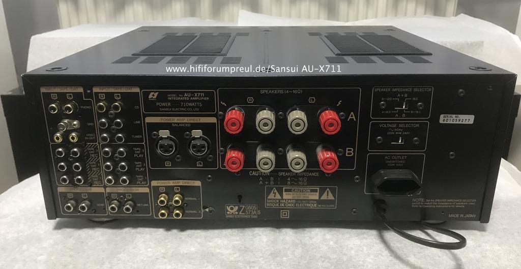 Sansui AU-X711 (5209368972) | Gebrauchtgerät | Transistor-Vollverstärker | Angebot auf audio ...