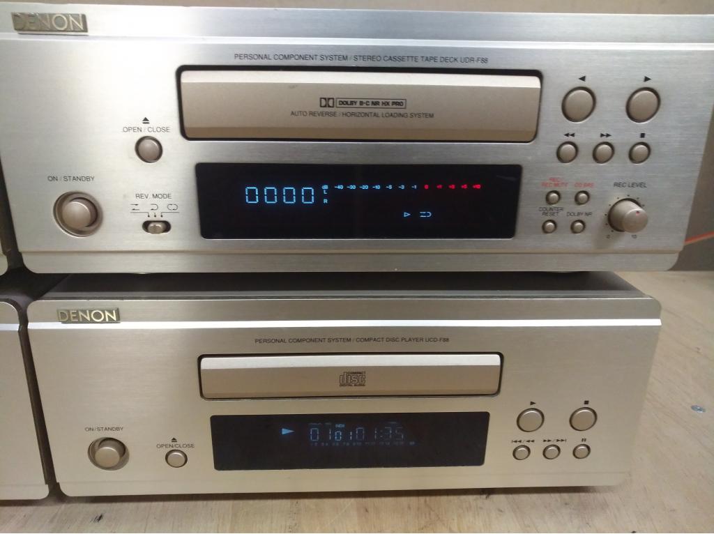Denon UPA/UCD/UDR/UTU-F88 4 tlg. Amplifier/CD/Tape/Tuner 2x45Watt (5360414649) | Gebrauchtgerät ...