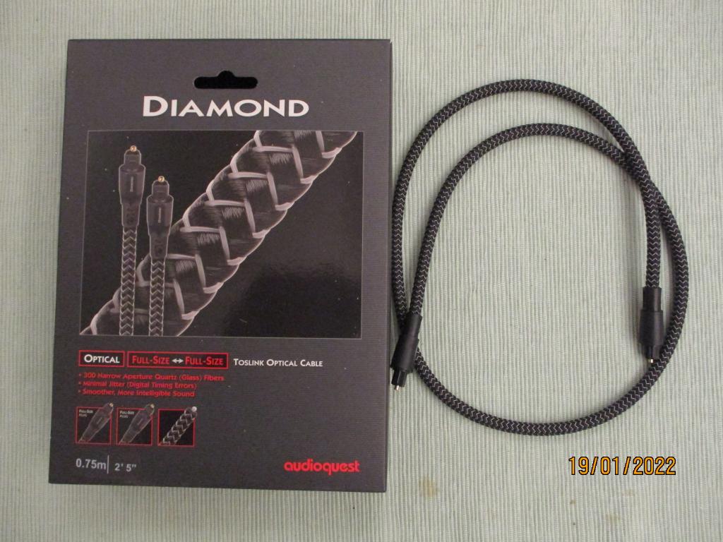AudioQuest Diamond optical cable - 0,75 m (5450196933) | Gebrauchtgerät ...