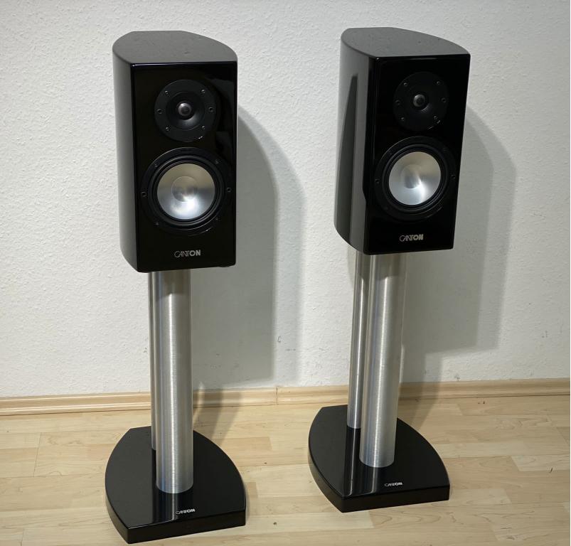 Canton Canton Vento Reference 9 Schwarz HG | Paar inkl. Ständer ...