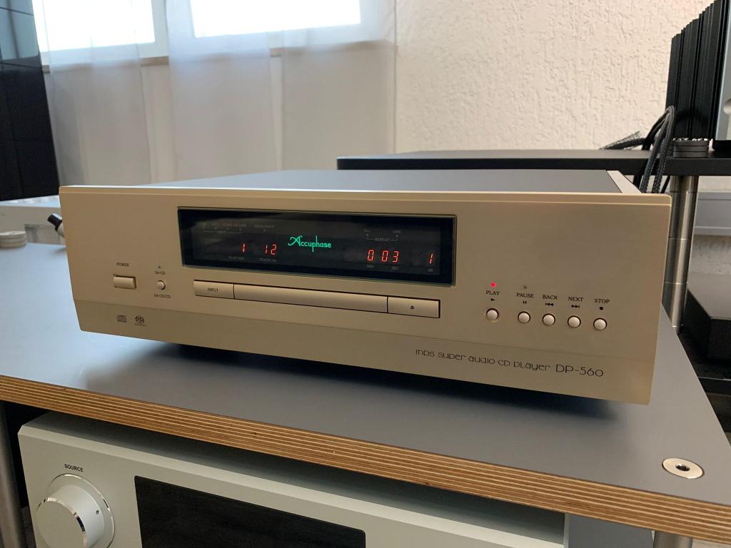Accuphase DP-560 SACD/CD-Player, P.I.A. Full Set (5842002995) | Gebrauchtgerät | CD Player ...