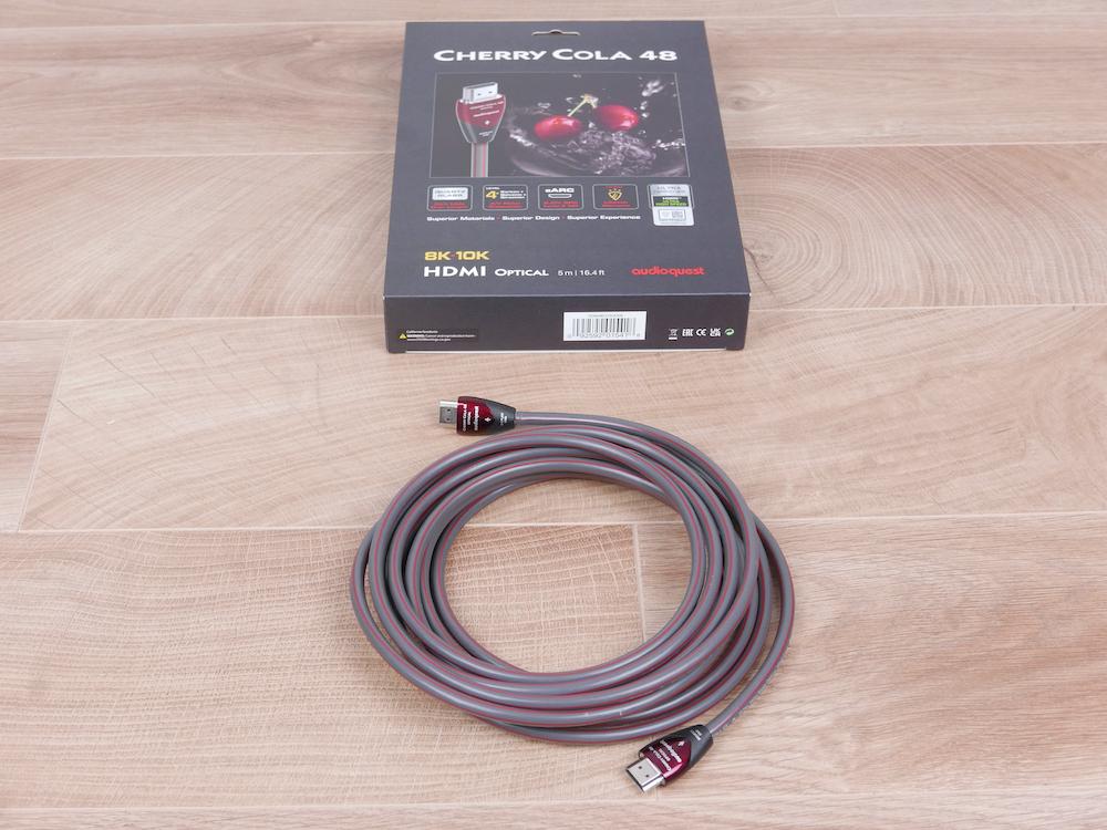 AudioQuest Cherry Cola 48 highend audio 8K-10K Active Optical HDMI ...