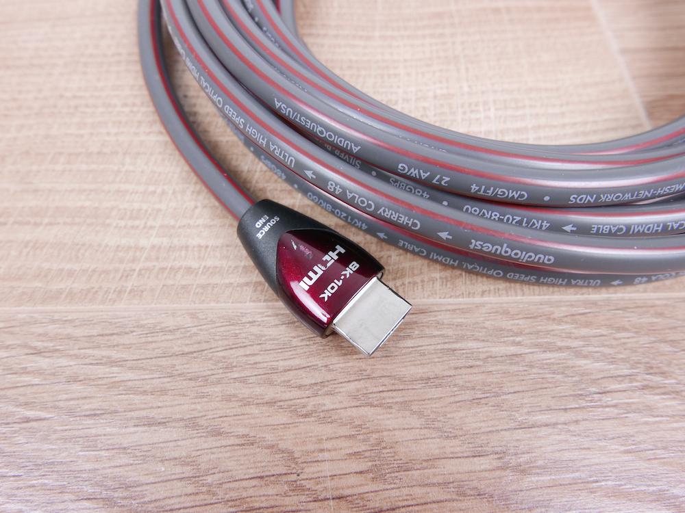 AudioQuest Cherry Cola 48 highend audio 8K-10K Active Optical HDMI ...