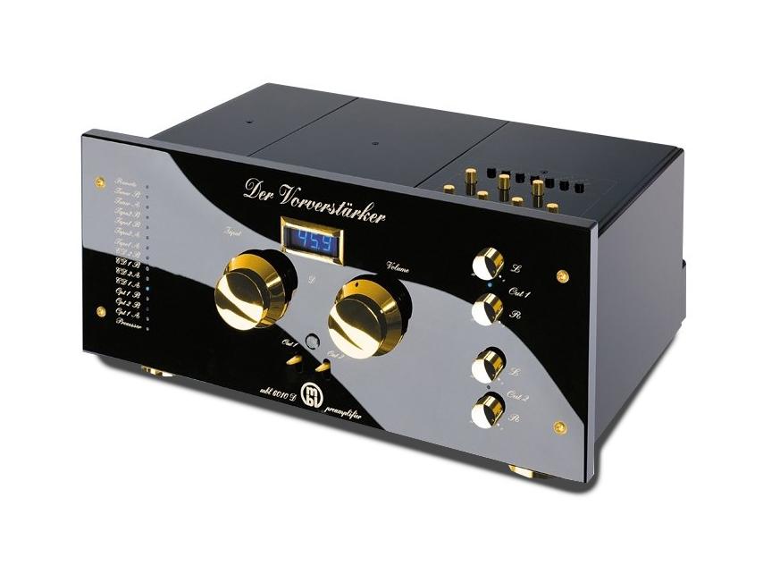 MBL MBL VORVERSTÄRKER 6010 D MIT PHONO MC FARBE SCHWARZ/GOLD ...