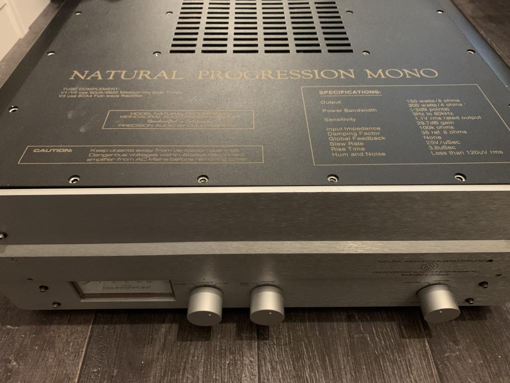 Counterpoint Electronic Systems COUNTERPOINT NPM monoblocs natural ...