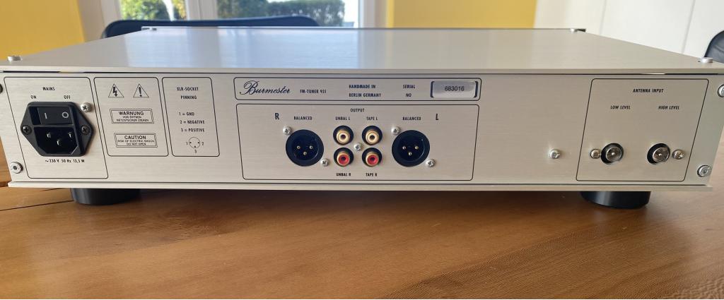Burmester FM-Tuner 931 RDS (6806380454) | Gebrauchtgerät | UKW ohne DAB ...