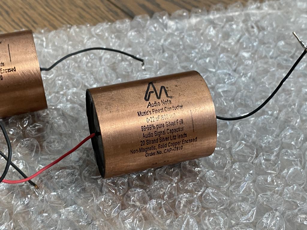 Audio Note 0.22uF 600V Silver Foil Capacitors (6876514864 ...