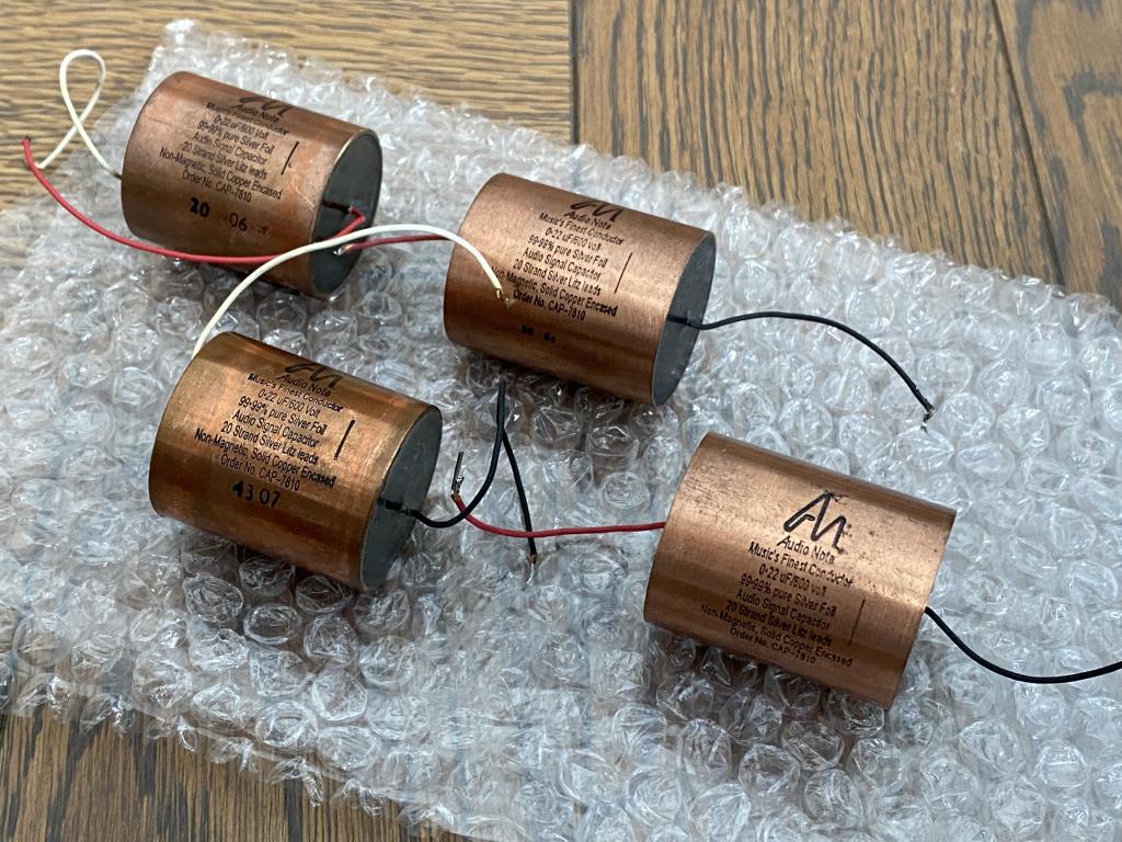 Audio Note 0.22uF 600V Silver Foil Capacitors (6876514864 ...