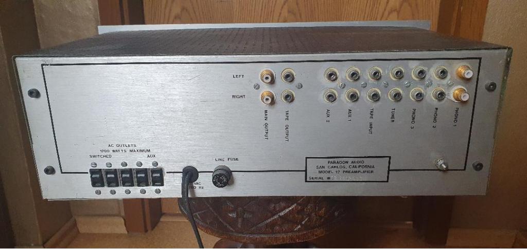 Paragon PARAGON 12 silber tube preamp Röhrenvorverstärker (6948286086 ...