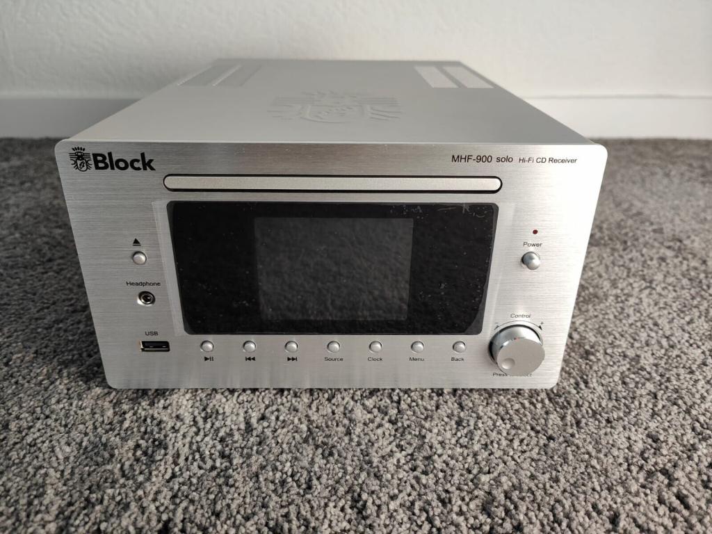 Block Audio Block Audio MHF-900 Solo Hifi CD-Receiver in silber ...