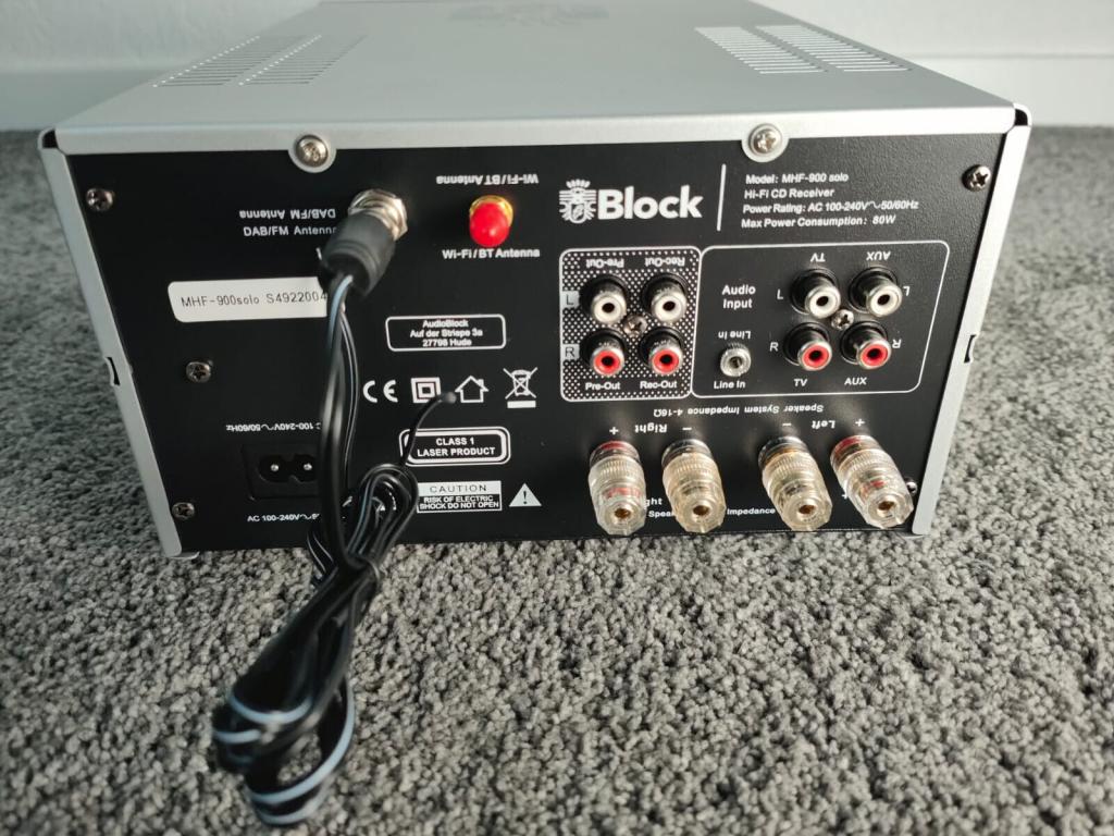 Block Audio Block Audio MHF-900 Solo Hifi CD-Receiver in silber ...