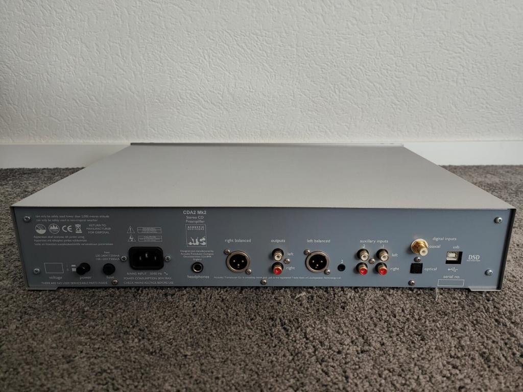 ATC ATC CDA2 CDA 2 MK2 High End Vorstufe aus Demo mit CD-Player ...