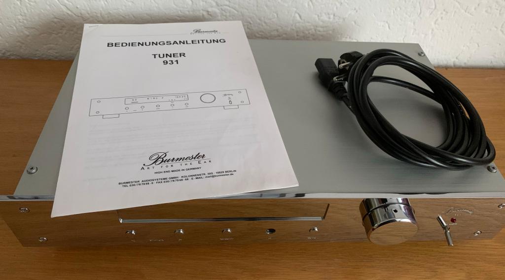 Burmester Burmester Tuner 931 RDS (7205500404) | Gebrauchtgerät | Tuner ...