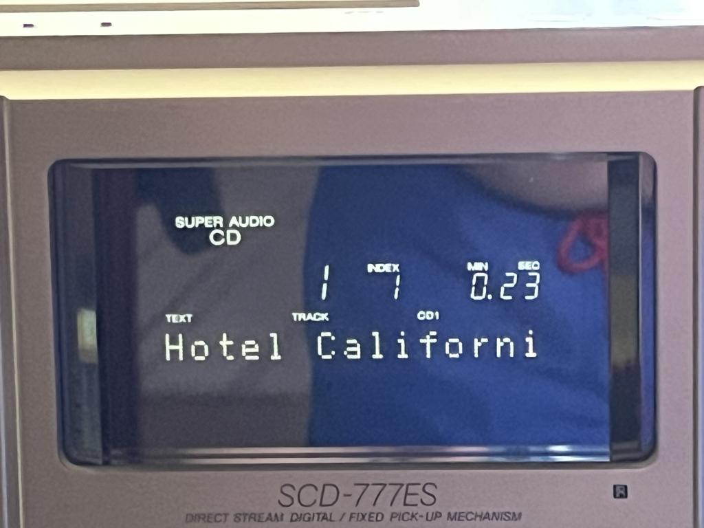 Sony NEUWERTIG !!! SACD PLAYER SONY SCD-777ES !!! FAST NEU ...