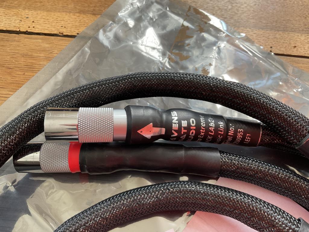 Heavens Gate Audio Ultra Extreme Black Label 1 Meter XLR Rhodium ...