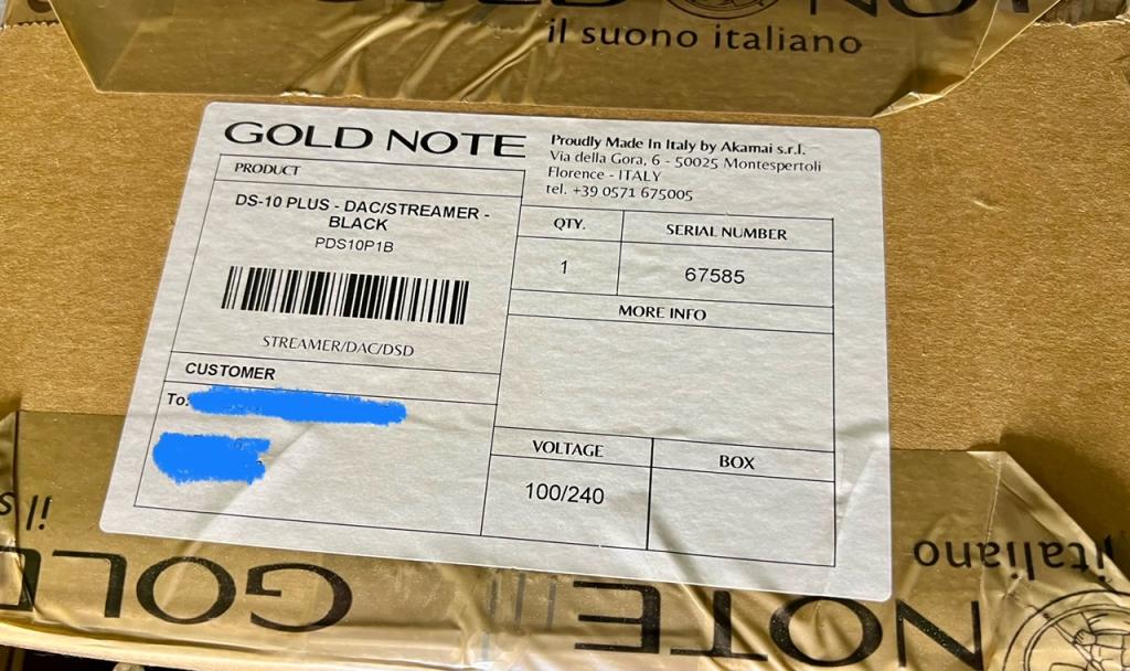 Goldnote DS 10 PLUS - GOLDNOTE PREAMP, STREAMER, DAC, HEADPHONE AMP ...