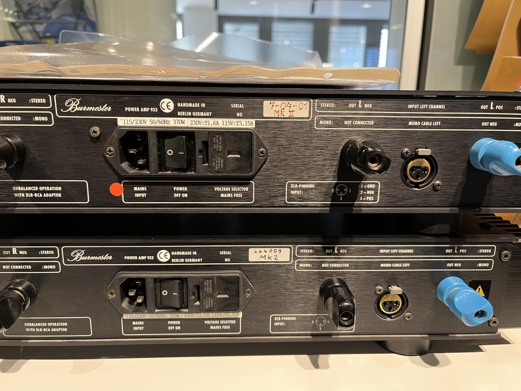 Burmester 933 MK II Endstufen Mono Set (776119505) | Second-hand device ...