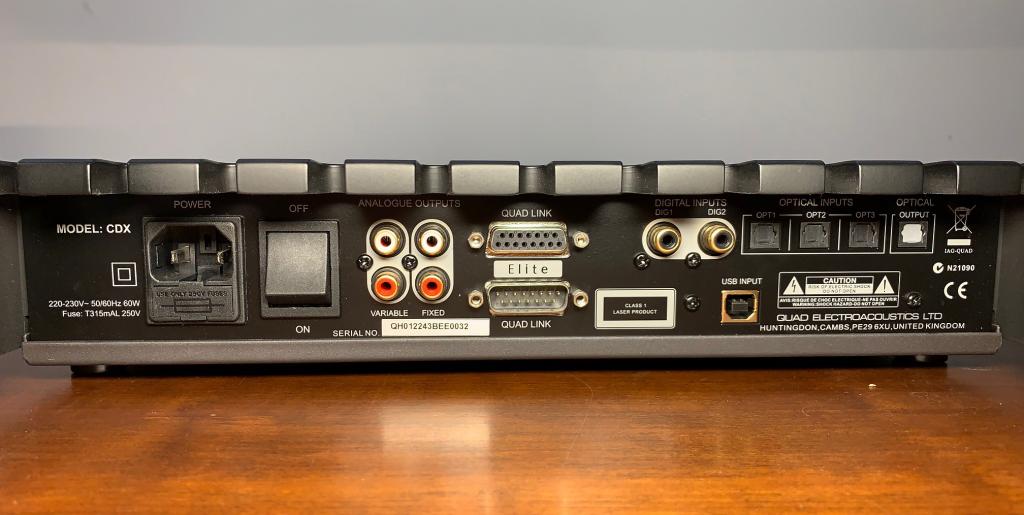 Quad Quad Elite CDX ... CD player, DAC and Pre amp (7813058270 ...