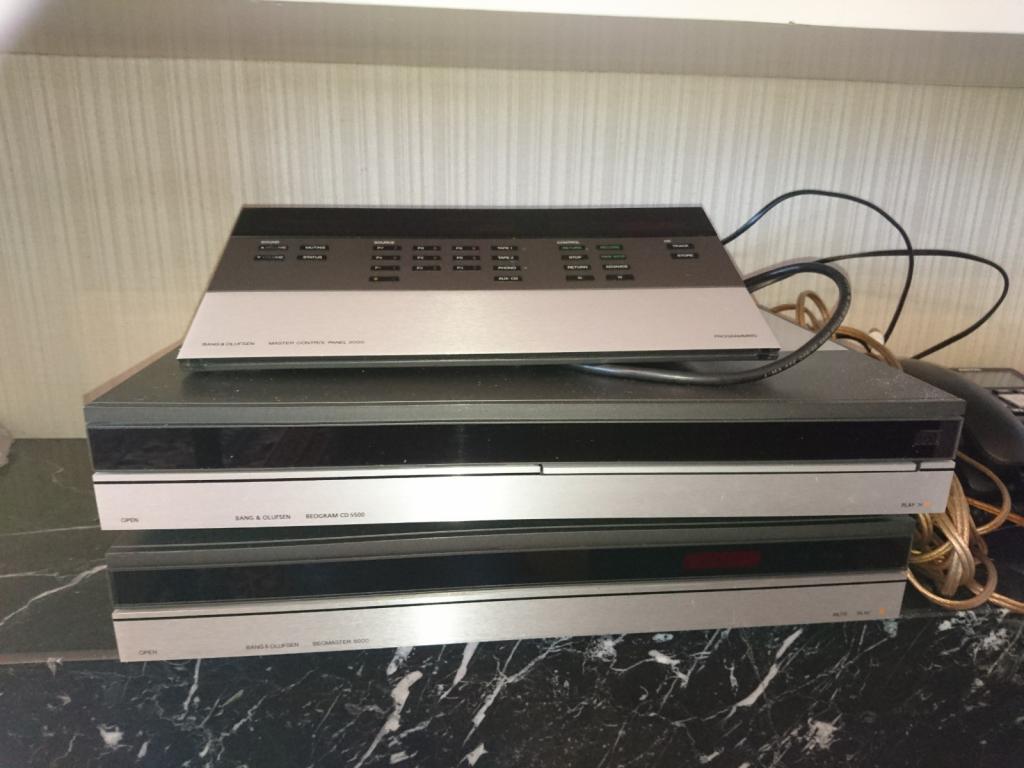 Bang & Olufsen BeoMaster 5000, BeoGram CD 5000, Master Control Panel ...