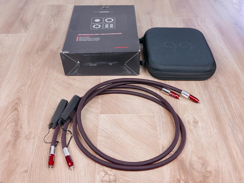 AudioQuest Fire highend silver audio interconnects RCA 1,5 metre ...